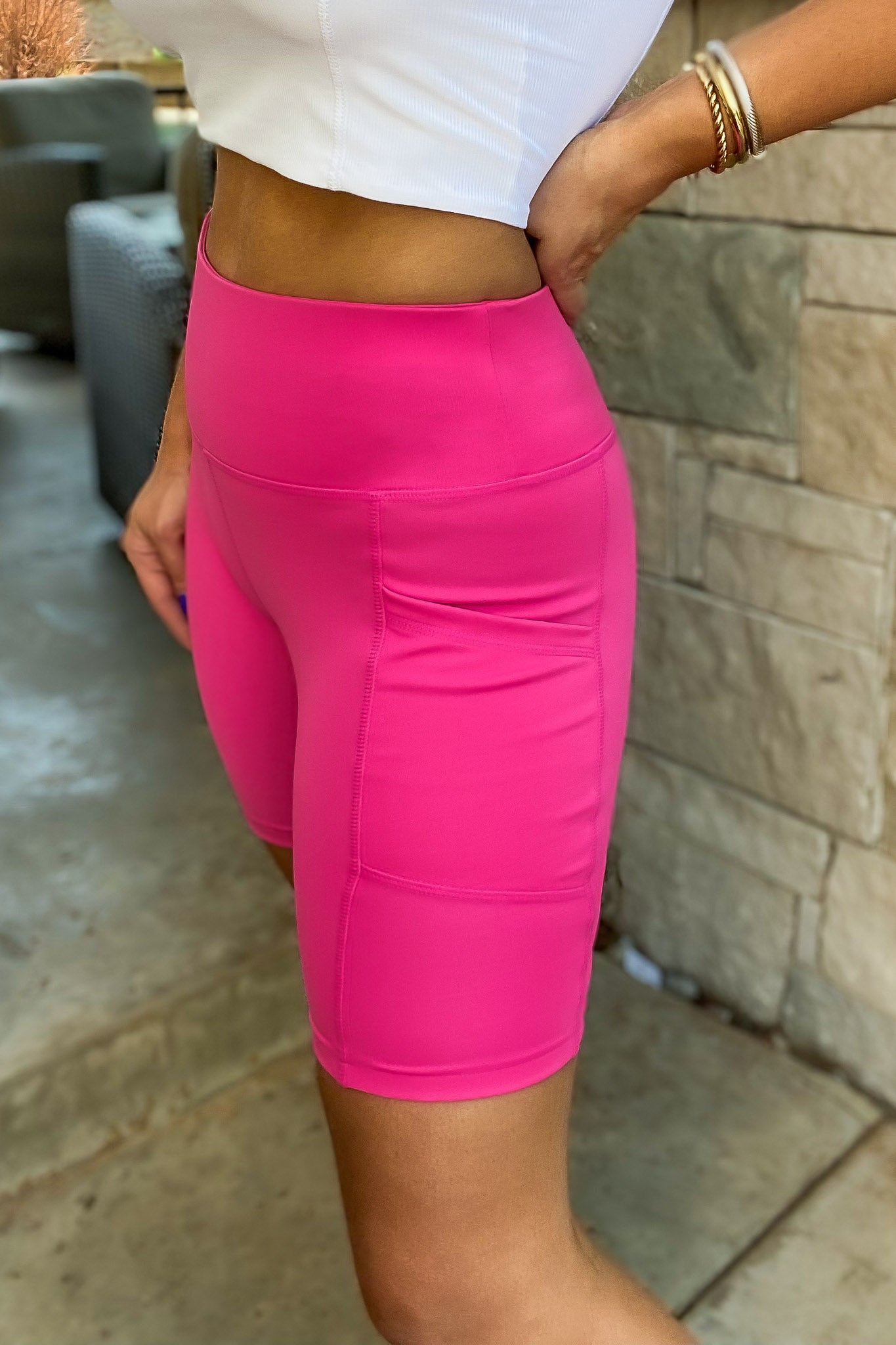 Reckless Love Pink Bike Shorts – Stella Rae’s